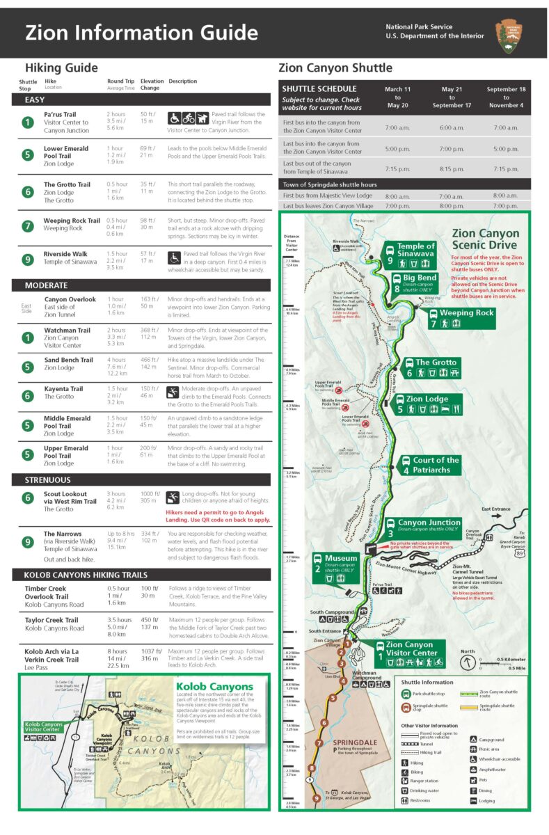 Riding the Shuttle - ZionNationalPark.com